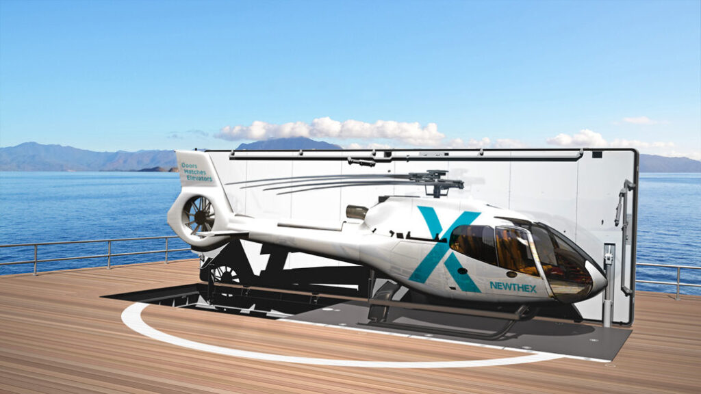 Superyacht Helicopter Deck Hatch and Lifting Platform ready for ...
